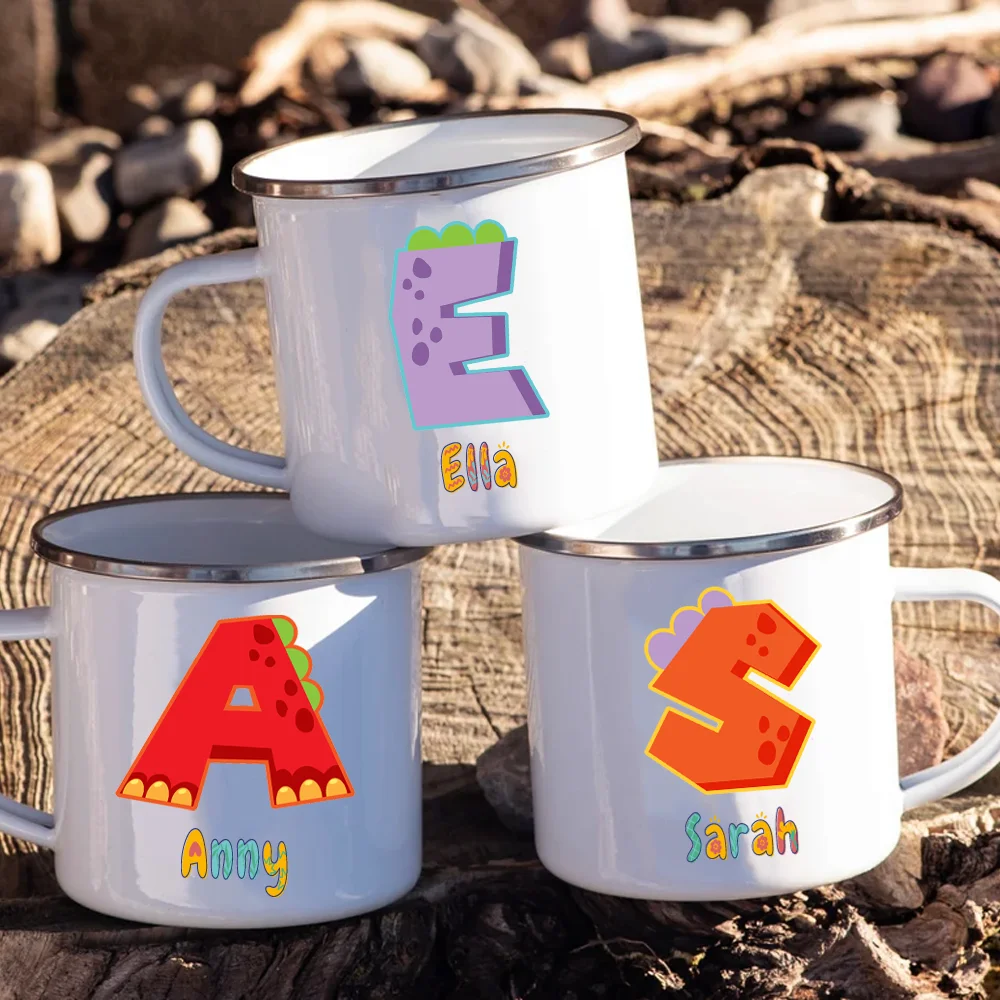 Personalized-Kids-Cup-Custom-Cute-Dinosaur-with-Children-Name-Coffee ...