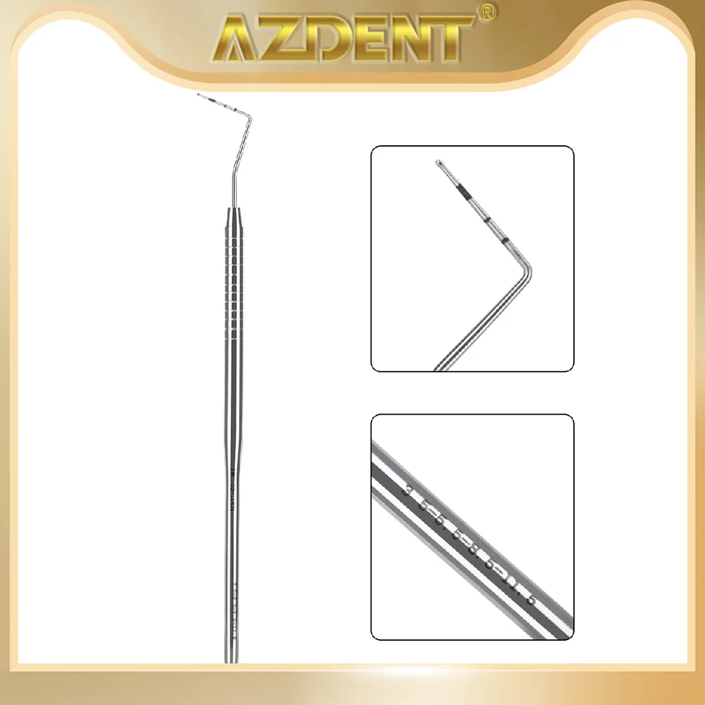 AZDENT-1PC-Dental-Stainless-Steel-Graduated-Periodontal-Probe-with ...