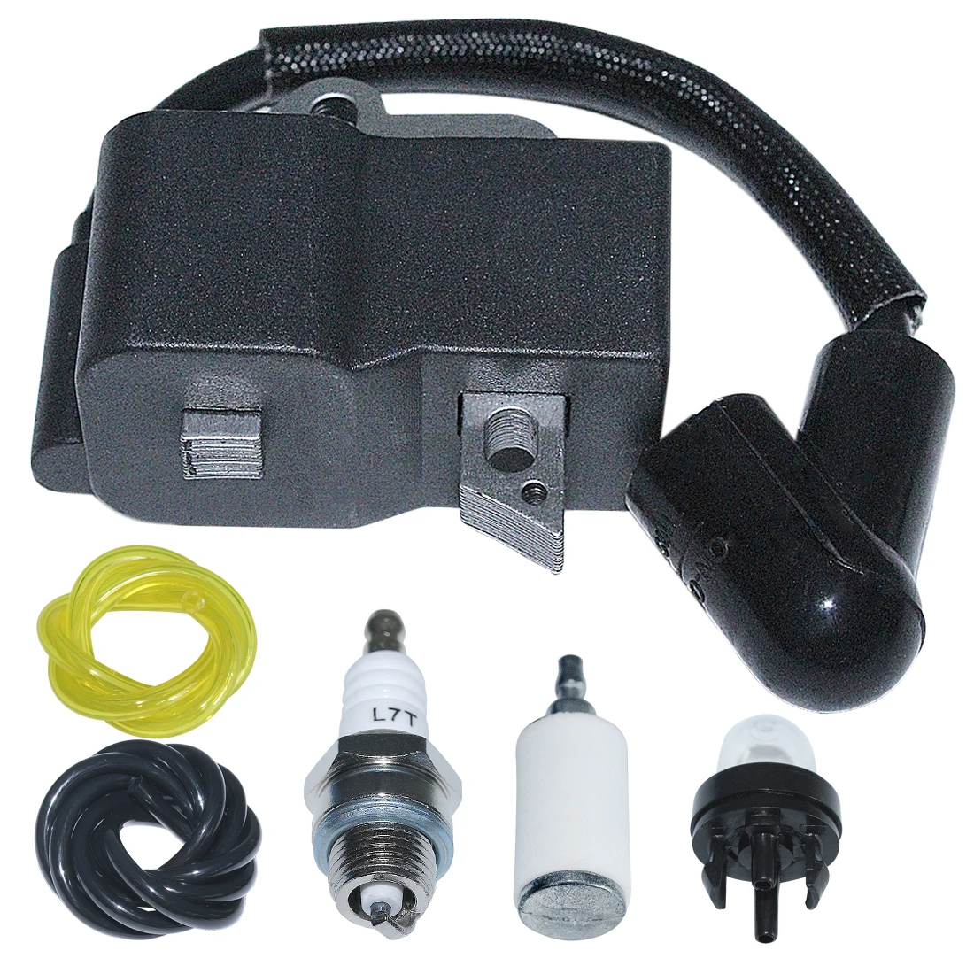 Ignition Coil Spark Plug For Homelite UT-10514 UT-10518 UT-10517 UT ...