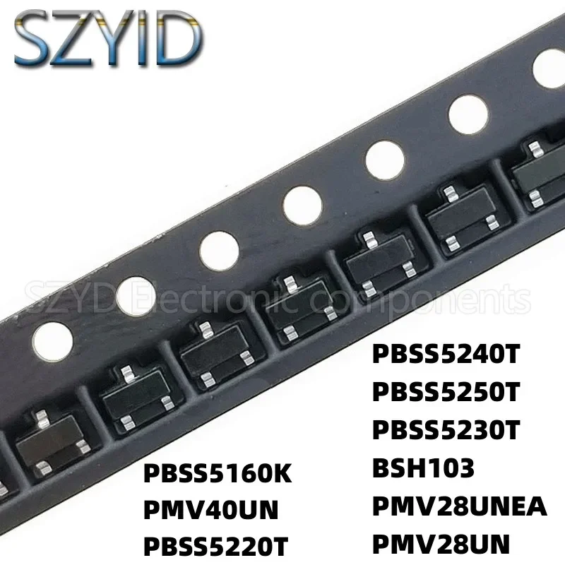 100PCS-SOT23-PBSS5160K-PMV40UN-PBSS5220T-PBSS5240T-PBSS5250T-PBSS5230T-BSH103-PMV28UNEA-PMV28UN.jpg