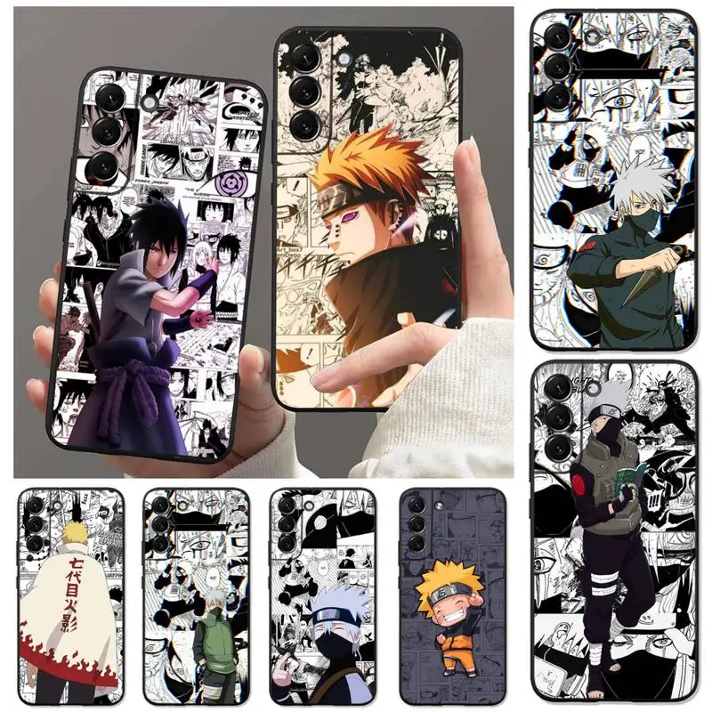 Toys Anime Naruto Sasuke Kakashi Pain Comics Phone Case for Samsung ...