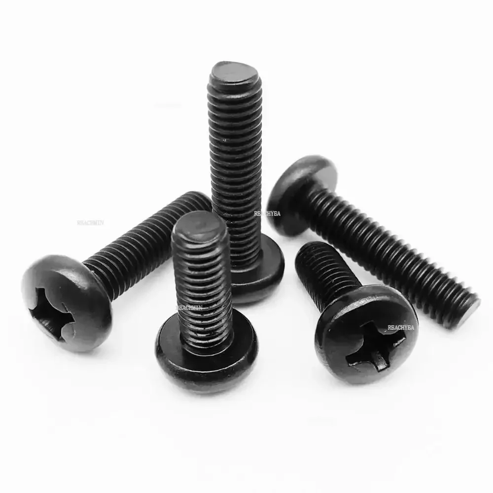 10-100pcs-High-Quality-GB818-M1-6-M2-M2-5-M3-M4-Black-304-Stainless ...