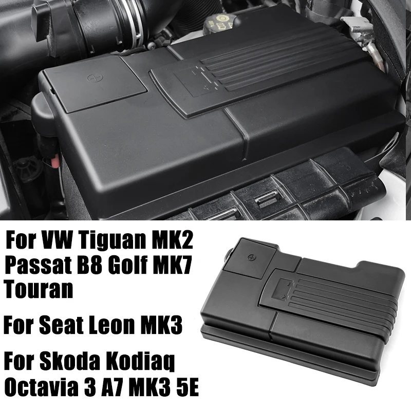 For Skoda Karoq Kodiaq Octavia 3 A7 MK3 5E Car Engine Battery Cover For ...