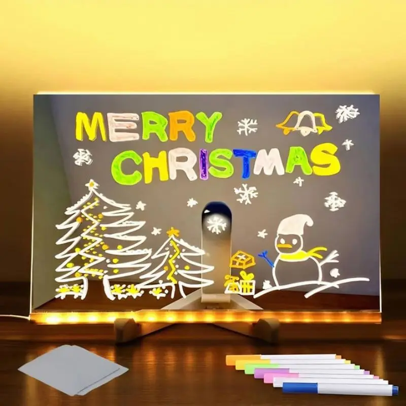 Tablero de notas Led con colores, tablero de mensajes de letras Led ...