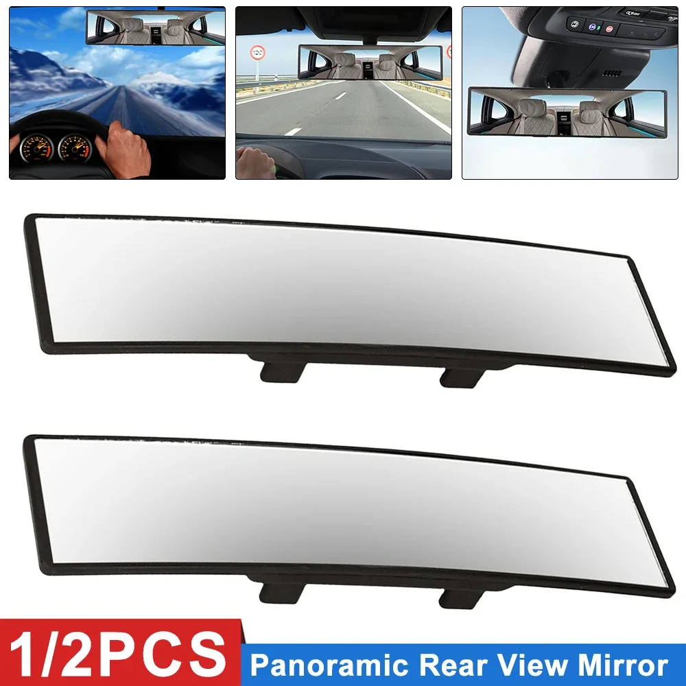 Espejo-retrovisor-panor-mico-con-Clip-de-goma-espejo-convexo-gran ...