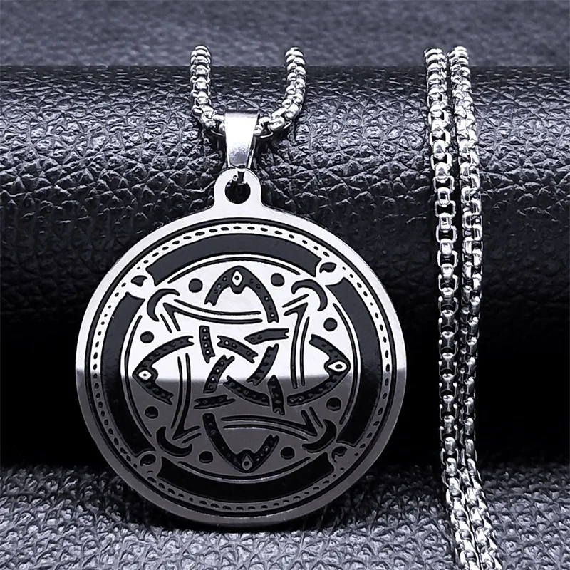 Wicca-Celtics-Knot-Trinity-Pendant-Necklace-Stainless-Steel-for-Women ...