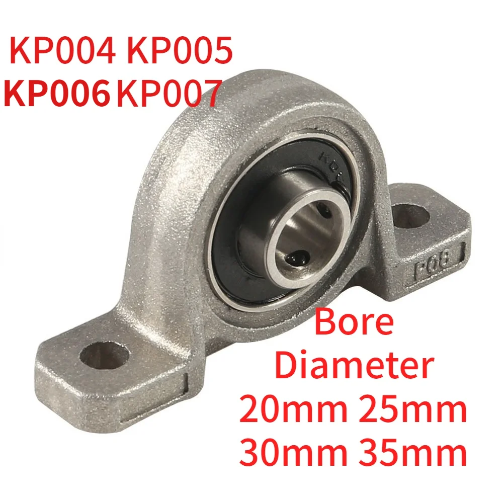 Pillow Block Mounted Bearing KP004 KP005 KP006 KP007 Shaft Diameter 20 ...