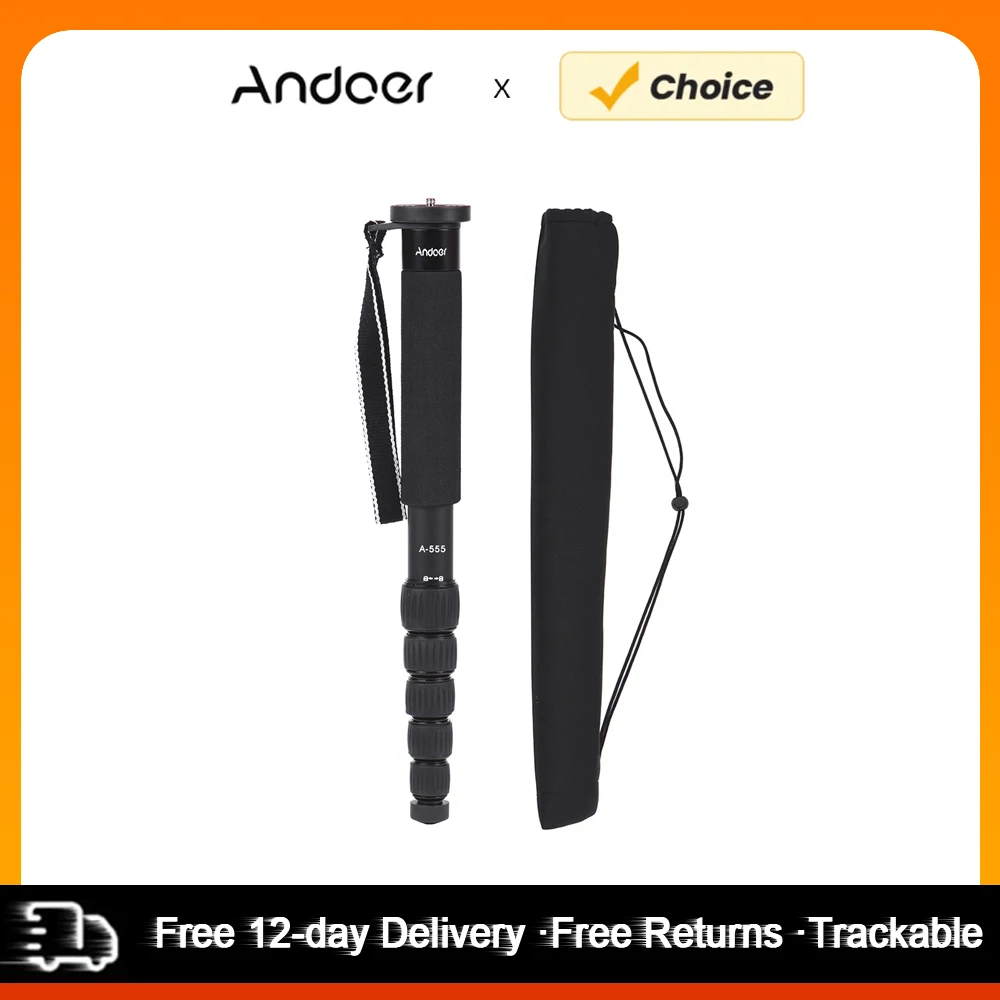 Andoer-alum-nio-Alloy-monop-para-fotografia-Compact-Unipod-Stick-para ...