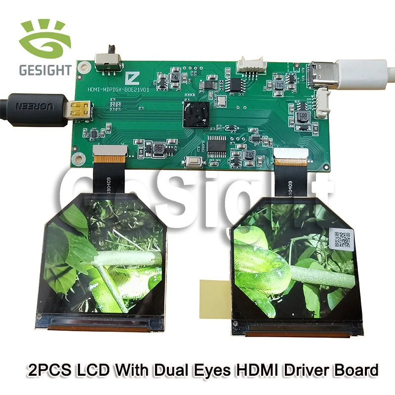 BOE 2.1 inch TFT-LCD Display 1600X1600 Resolution HDMI DP Dual Eyes ...