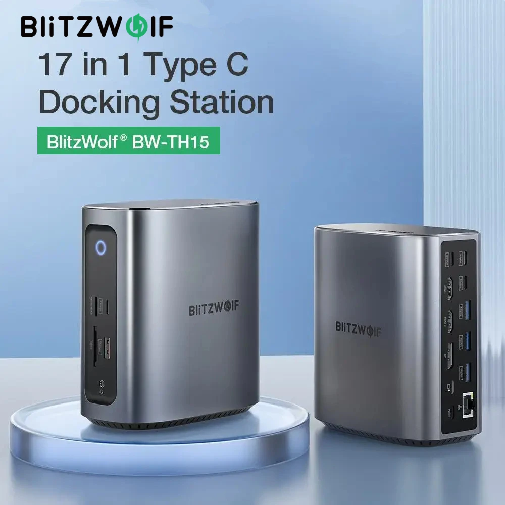 BlitzWolf-BW-TH15-Vertical-Docking-Station-with-Dual-HDMI-compatible ...