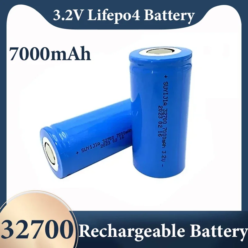 32700-7000mAh-3-2V-Lifepo4-Rechargeable-Battery-Professional-Lithium ...