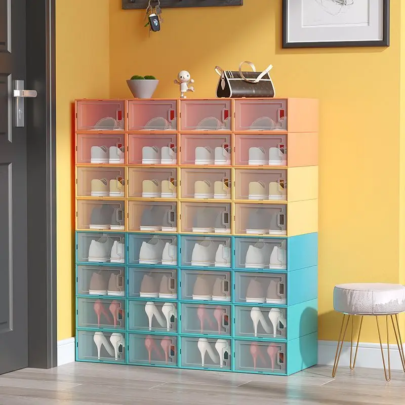 Household-Nordic-style-Transparent-Simple-Shoe-Box-Student-Dormitory ...