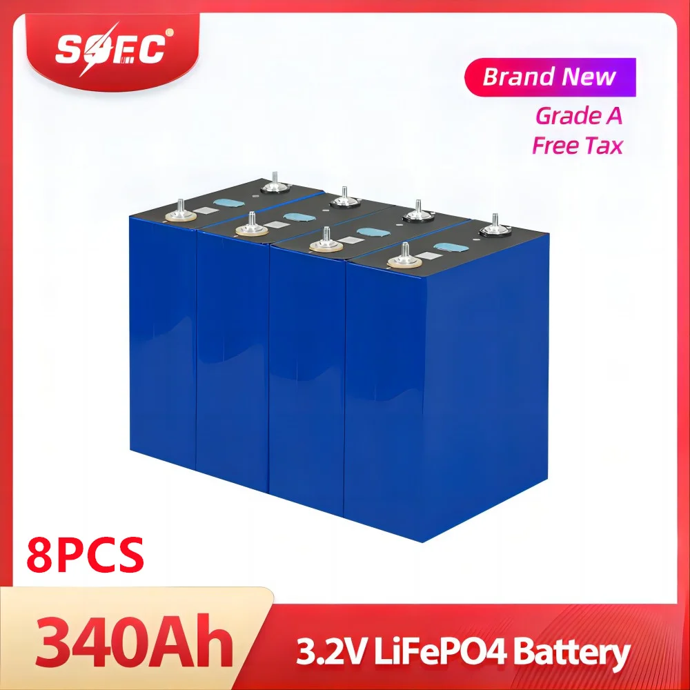 SOEC-8PCS-3-2V-320Ah-280Ah-240Ah-202Ah-Lifepo4-Battery-Rechargeable ...
