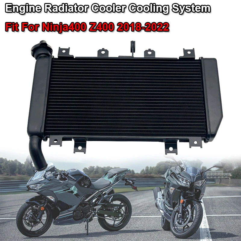 Motorcycle Engine Radiator | Radiator Ninja 400 | Water Tank System ...