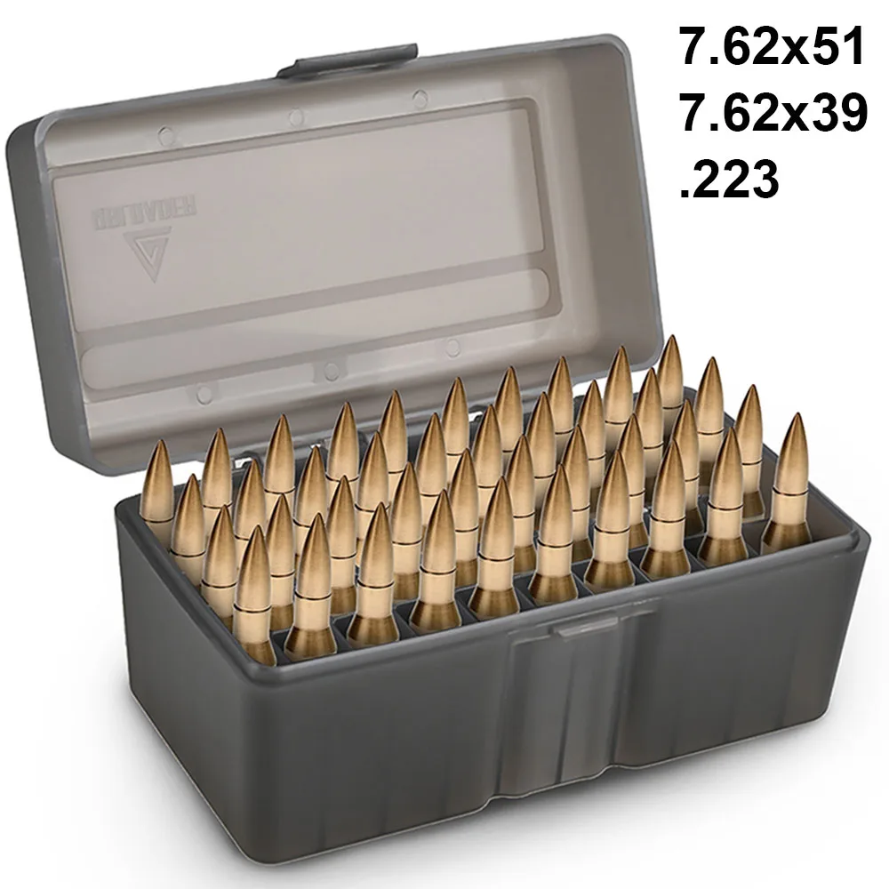 .308Win/7.62x51 7.62x39 .223 Ammo Box Plastic Flip-Top Ammunition ...