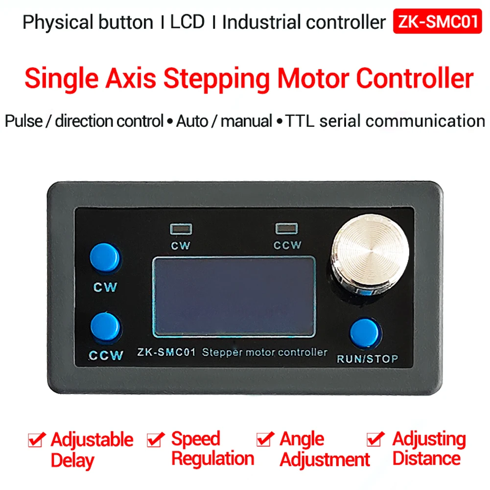 ZK-SMC02 ZK-SMC01 Drive integrated 42 57 stepper motor forward & reverse control driver angle ...