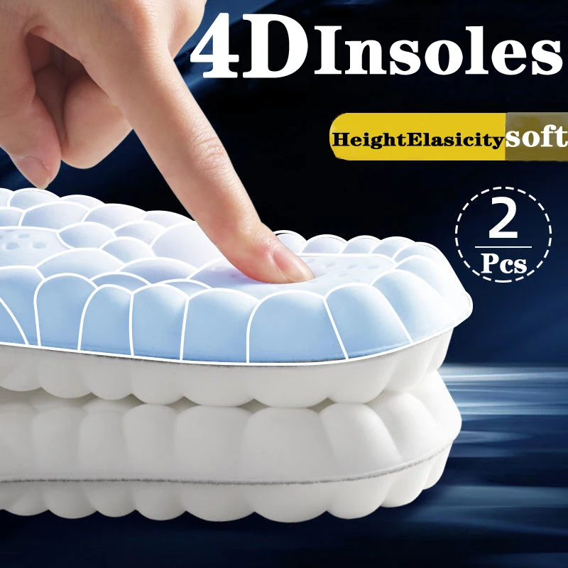 4D-Cloud-Technology-Sports-Insoles-for-Shoes-PU-Sole-Soft-Breathable ...
