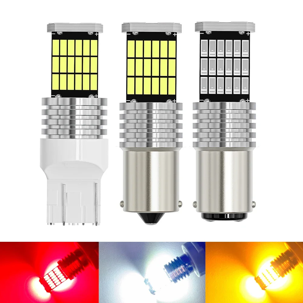 2PCS W21/5W 7443 T20 7440 W21W WY21W T25 3157 BA15S P21W PY21W BAU15S ...