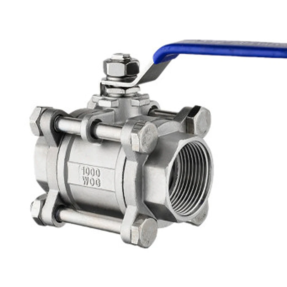 1/2" 3/4" 1" 1-1/4" 1-1/2" 2" Stainless Steel BSP Thread Ball Valve ...