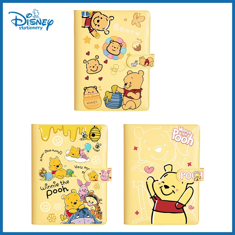 Disney-Winnie-Notebook-com-Fivela-Magn-tica-Caderno-de-Folhas-Soltas-A6 ...