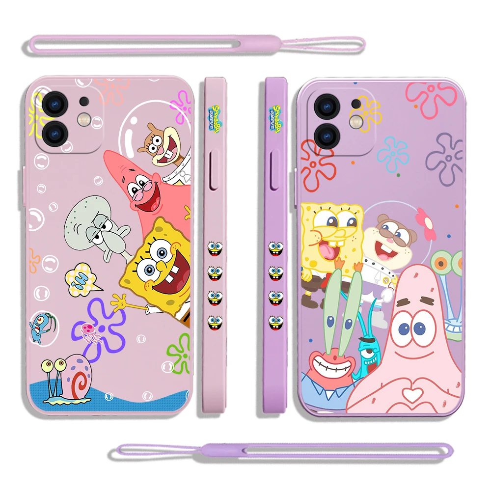 SpongeBob-SquarePants-Phone-Case-For-Xiaomi-Redmi-Note-11-10A-11T-10 ...