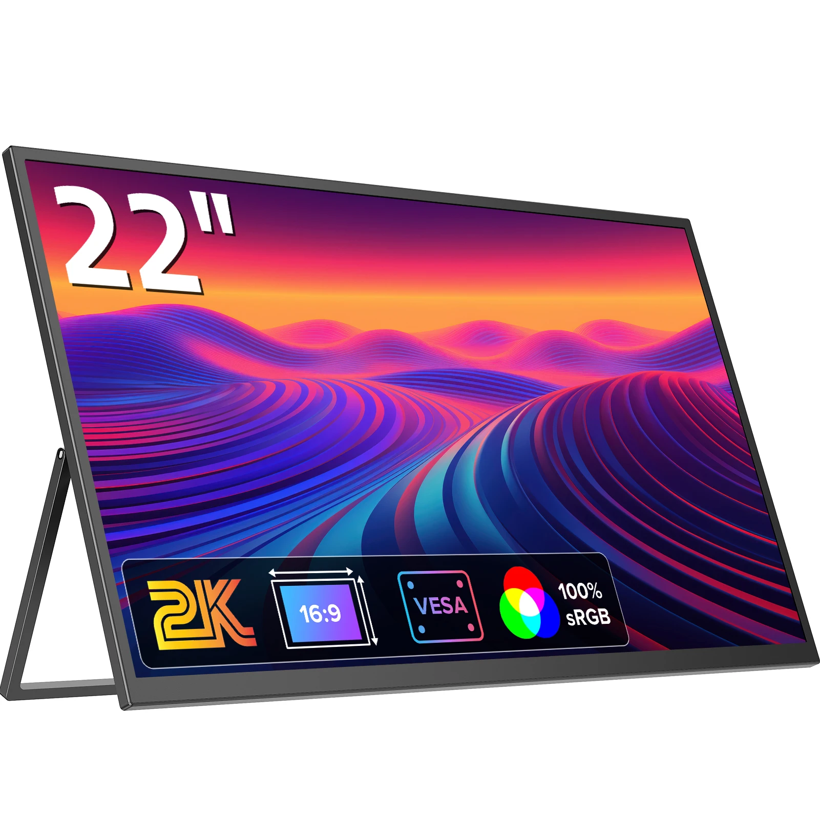 EVICIV-2K-Monitor-port-til-de-22-polegadas-com-tela-IPS-de-2560-x-1440 ...