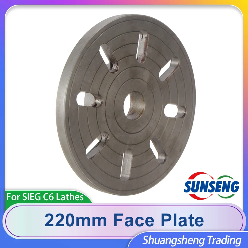 SIEG-220mm-Face-Plate-S-N-10023-C6-SC6-M6-SM6-Lathe-Accessories ...