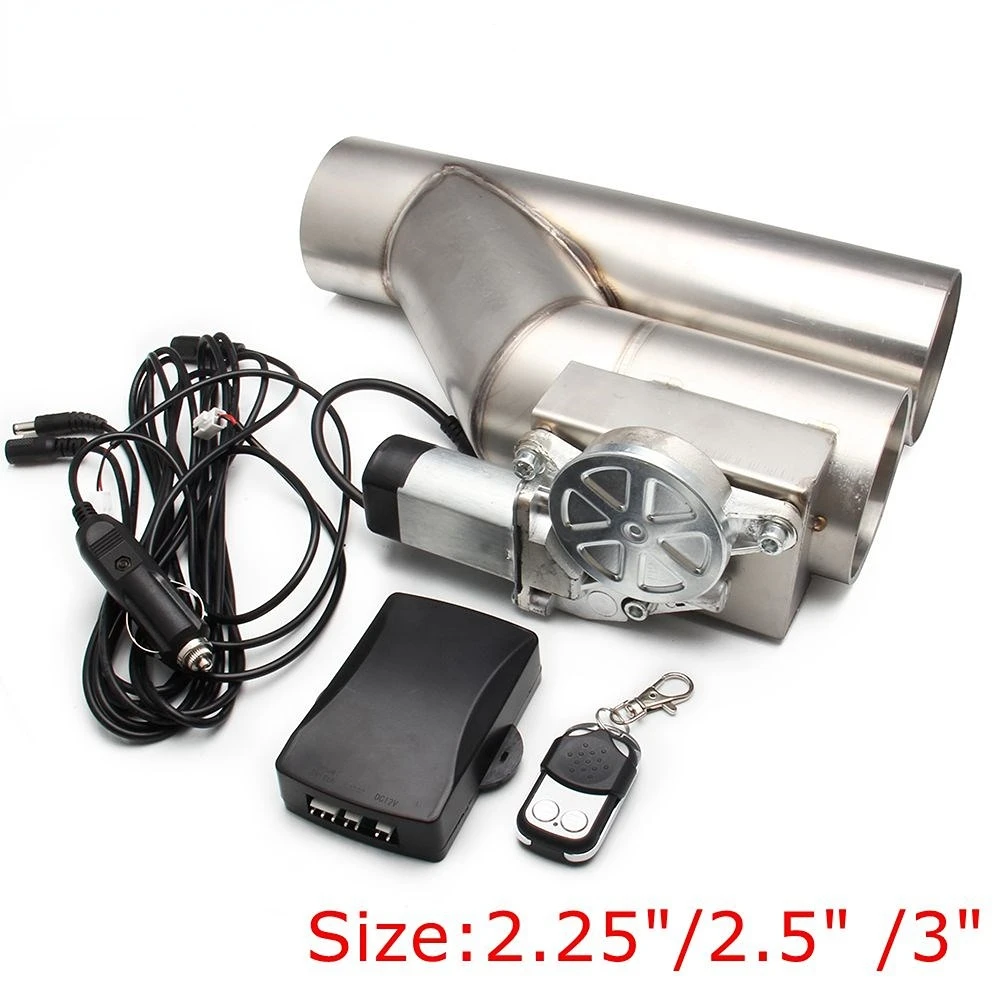 2-5-3-Electric-Exhaust-Cutout-Kit-Y-pipe-Exhaust-Control-Valve-Dual ...