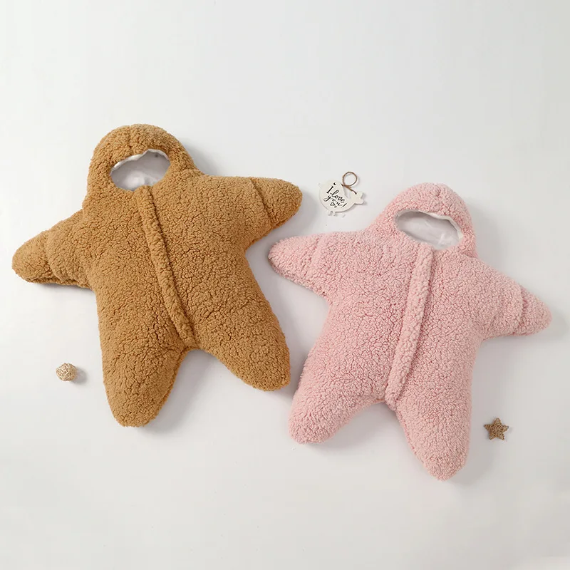 Winter-Baby-Sleeping-Bag-Newborn-Jumpsuits-Starfish-Fleece-Split-Leg ...