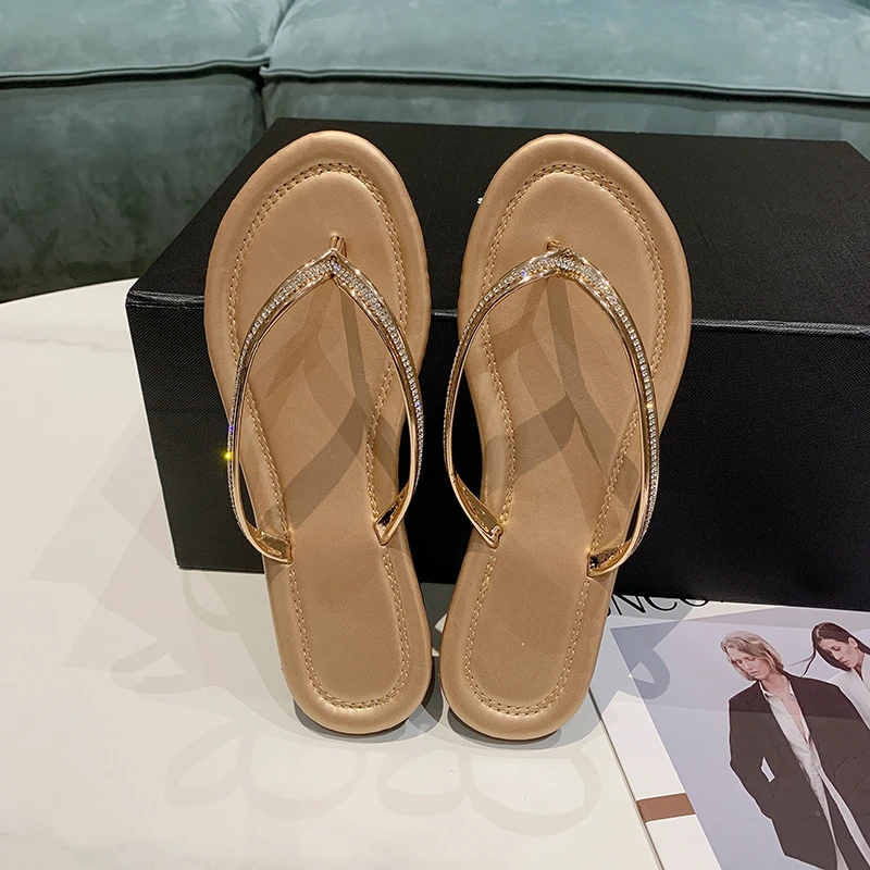 Shoes Ladies' Slippers Glitter Slides Slipers Women Shale Female Beach ...