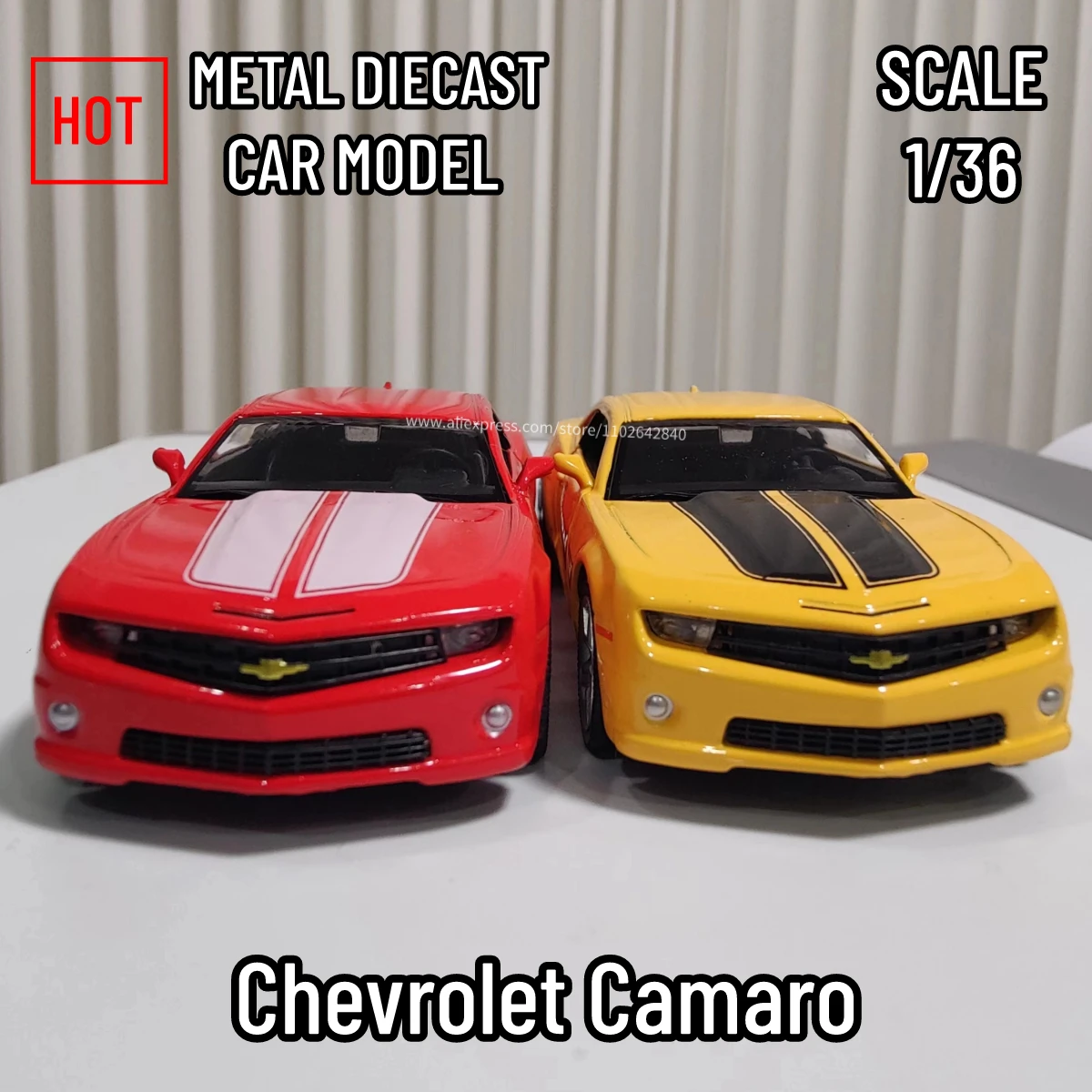 1-36-Car-Model-Replica-Chevrolet-Camaro-Scale-Metal-Diecast-Miniature ...