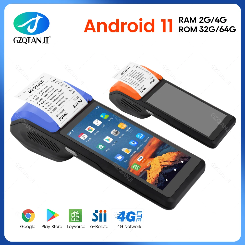 Android-11-POS-Printer-PDA-58mm-Mobile-Receipt-Bill-Thermal-PrinterS ...