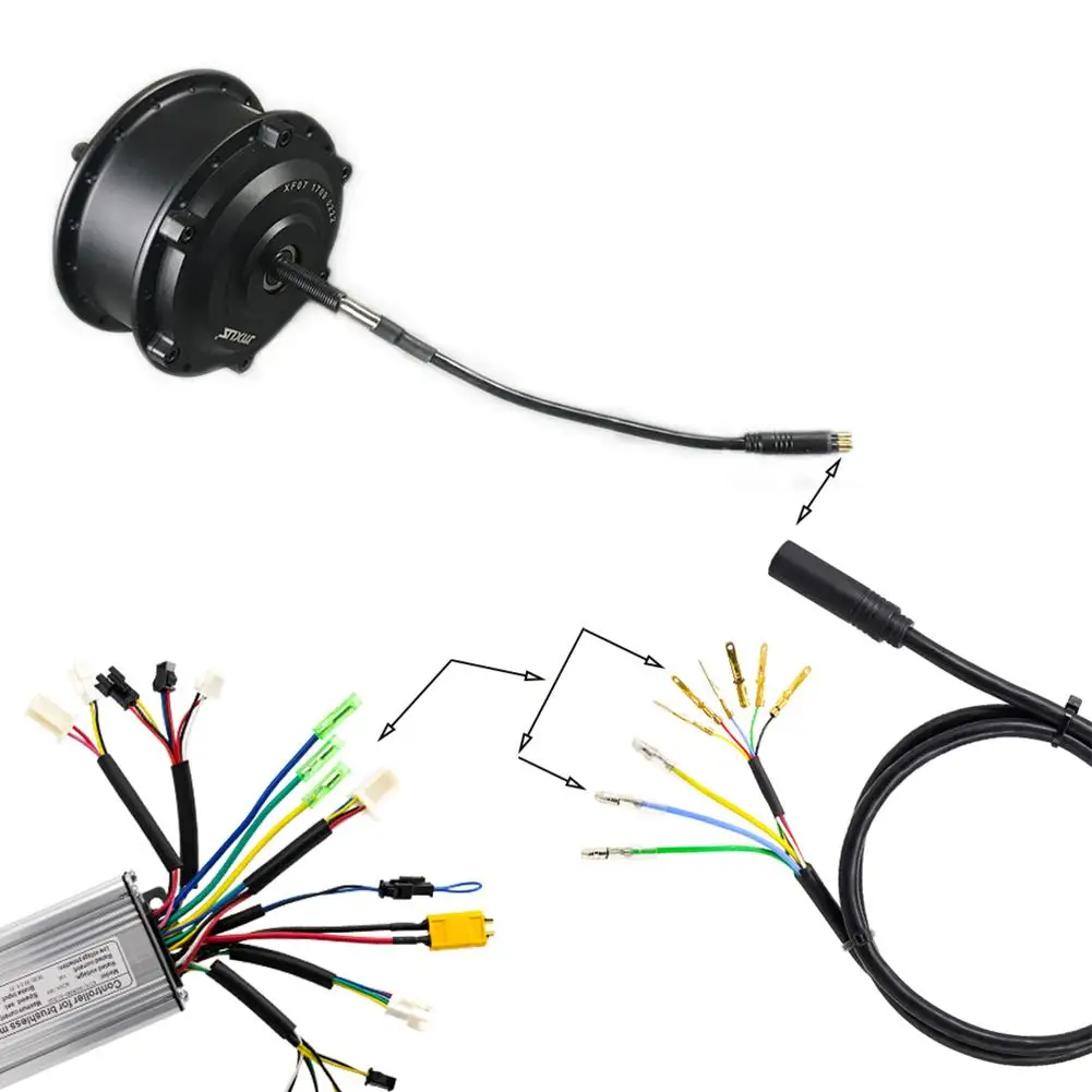 9-Pin-Rad-Hub-Motor-Kabel-E-bike-motor-Vorne-Hinten-Stick-Ausgang-M ...