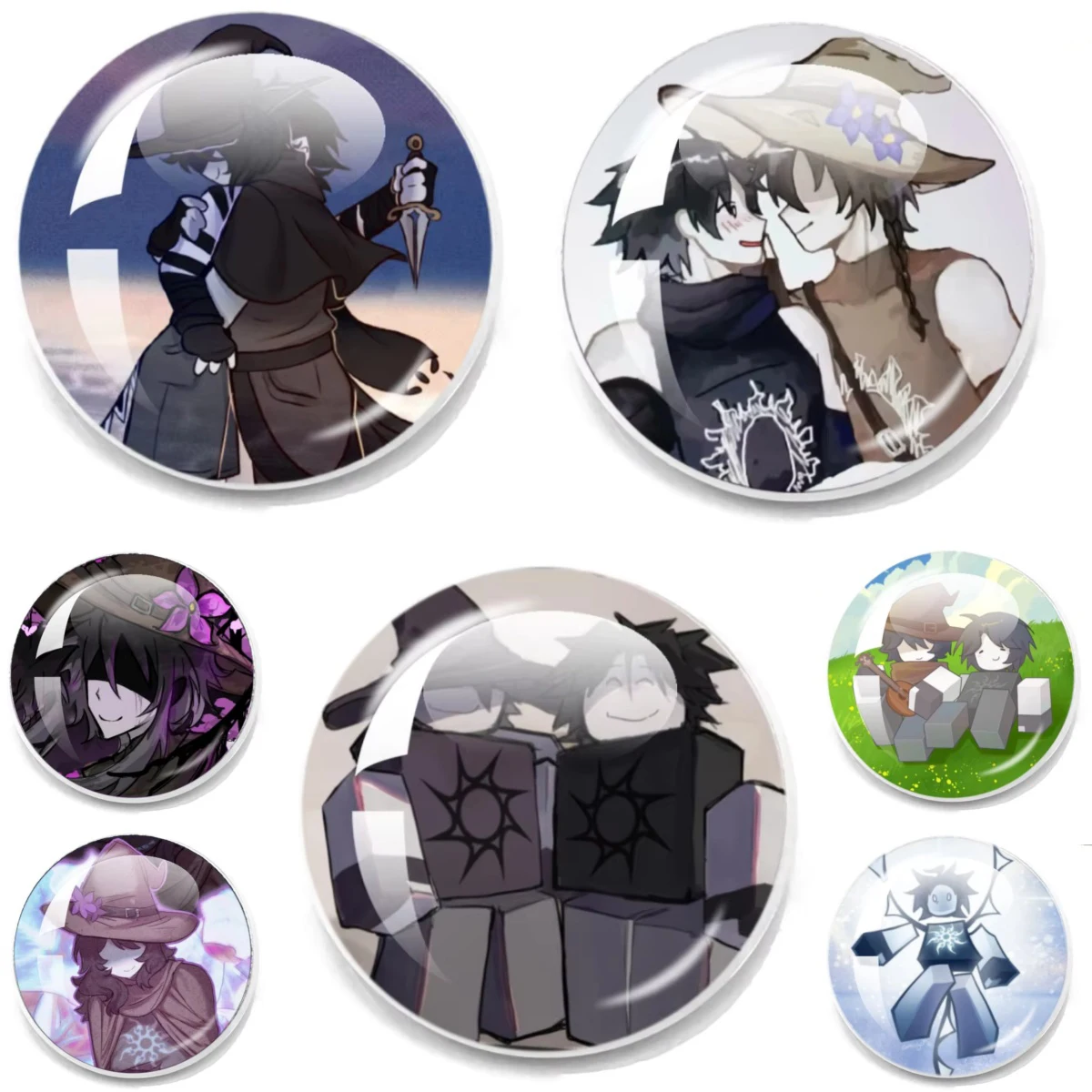 Game FORSAKEN pin Azure Pin Azure x Two Time Fanart Brooch Azuretime ...