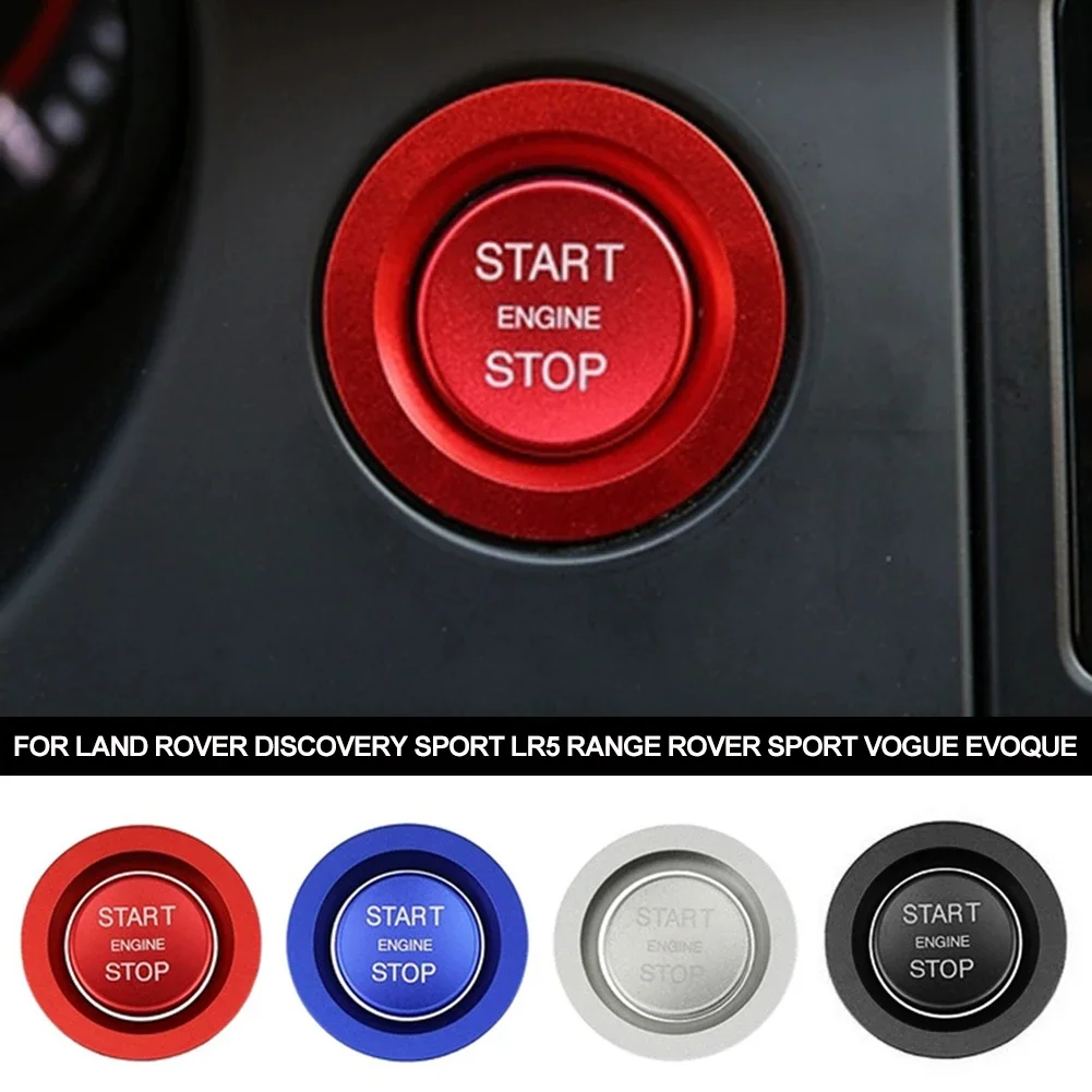 Car-Ignition-Engine-Start-Stop-Switch-Button-Ring-Trim-Sticker-For-Land ...