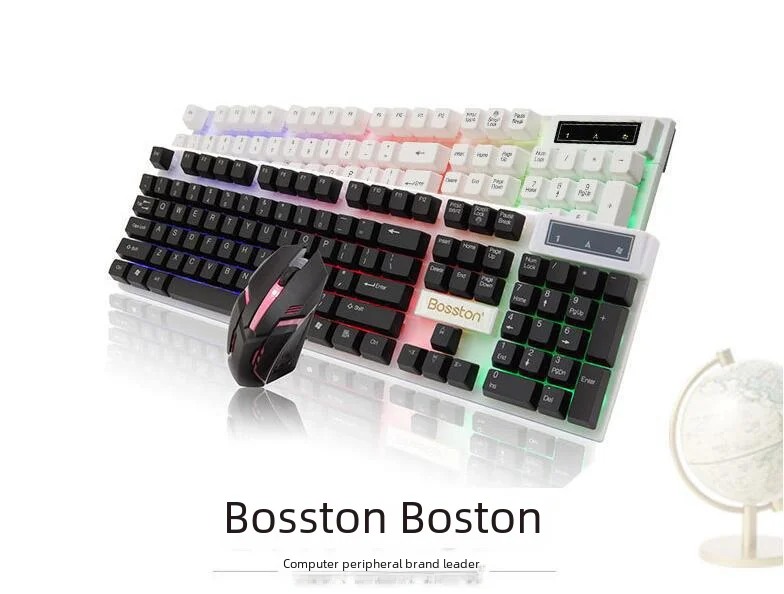 Doctor Denton Floating Rainbow Backlight Wired Keyboard Mouse Set Diy ...