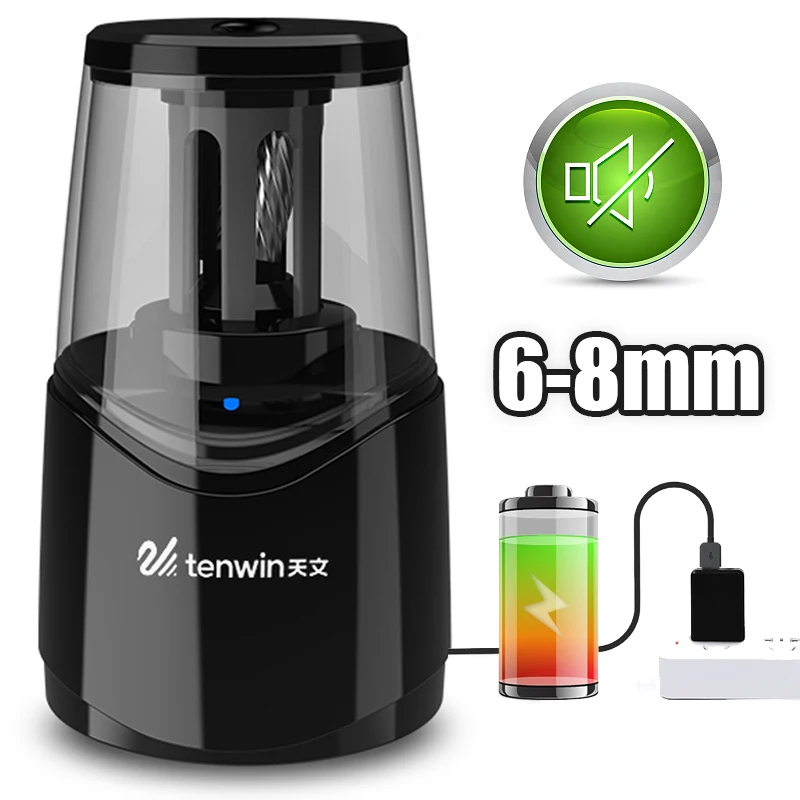 Tenwin-Low-noise-semi-automatic-pencil-sharpener-for-6-8mm-pencil ...