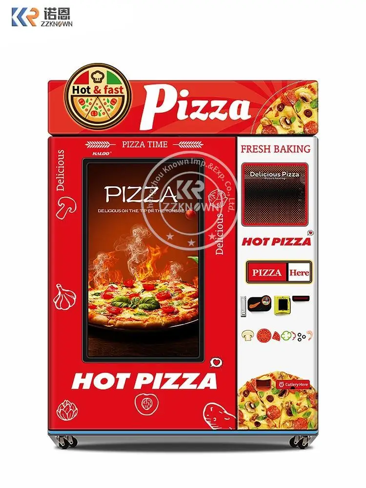 55-Big-Touch-Screen-Advertising-Pizza-Slice-Vending-Machine-With ...