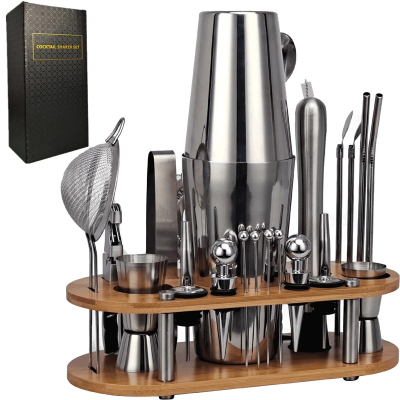 Cocktail Shaker Set Bartender Kit at Jeanne Phillips blog