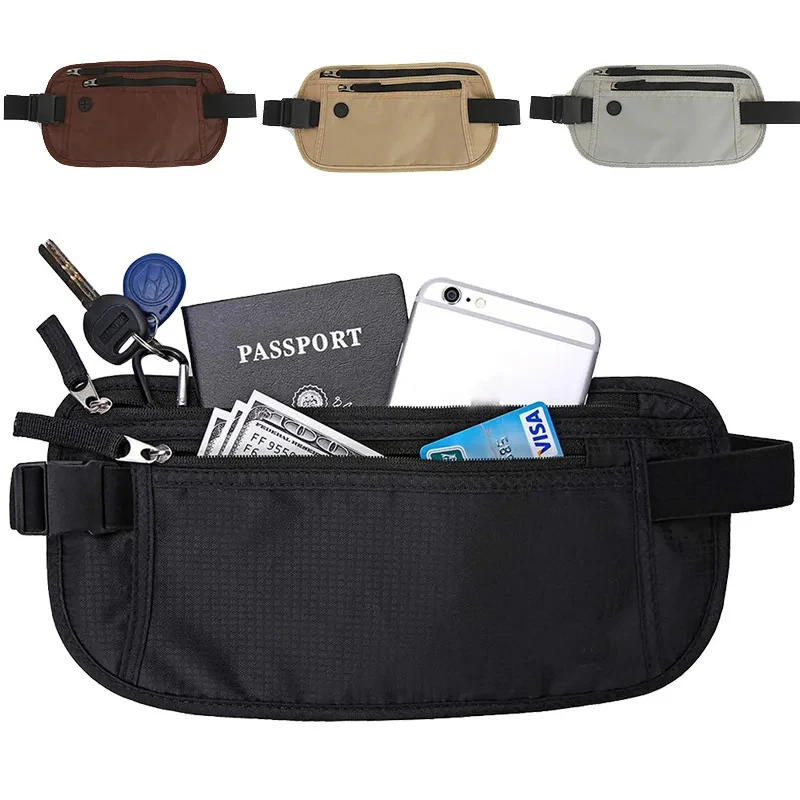 Invisible-Travel-Waist-Packs-Pouch-for-Passport-Money-Belt-Bag-Hidden ...