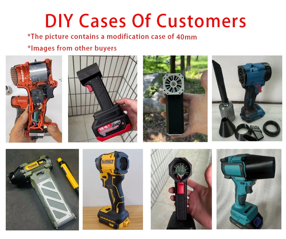 40mm BLDC Inrunner Brushless Motor High Speed Jetfan EDF Ducted Jet Fan ...