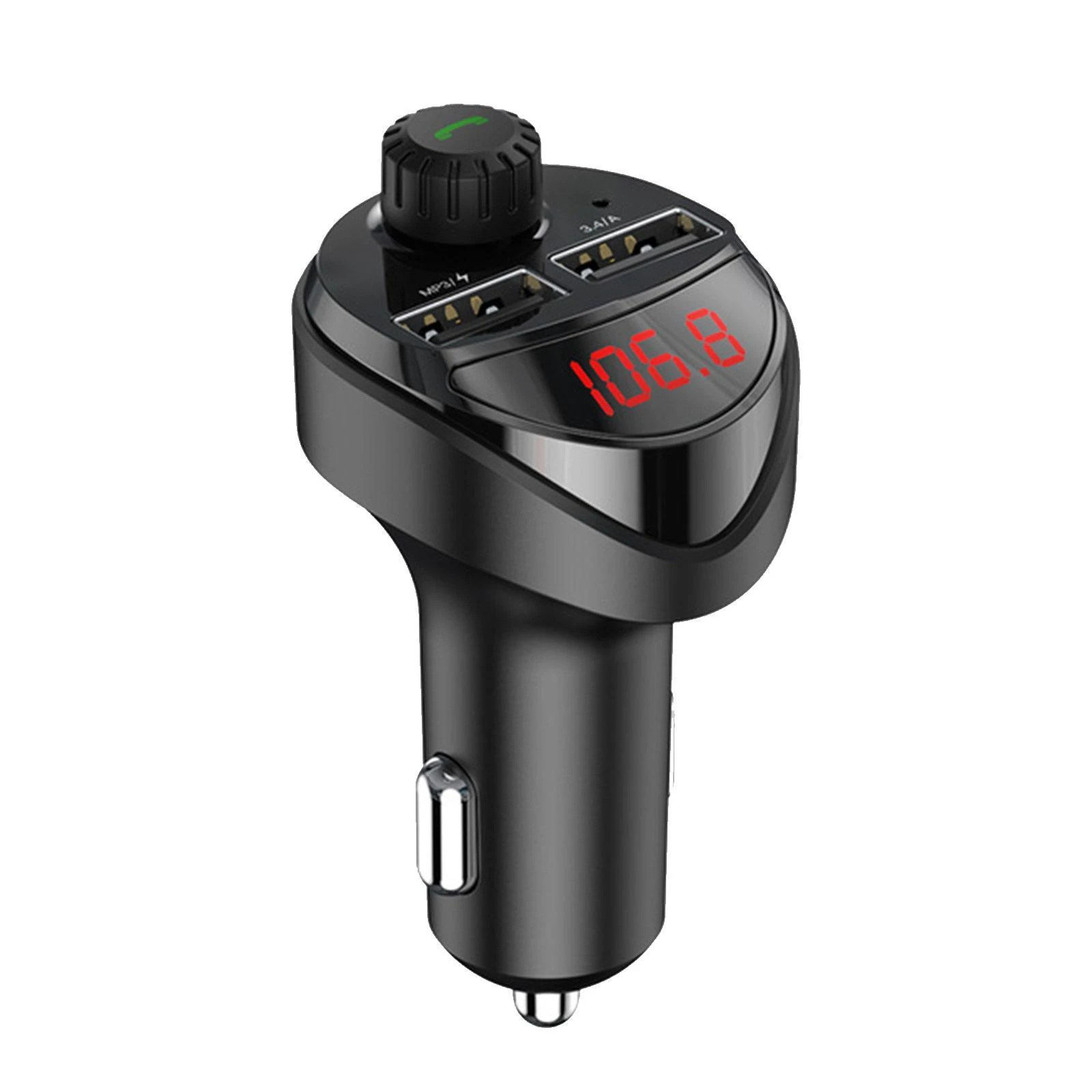 Transmisor Fm con Bluetooth para Coche, cargador de Coche con 2 USB ...