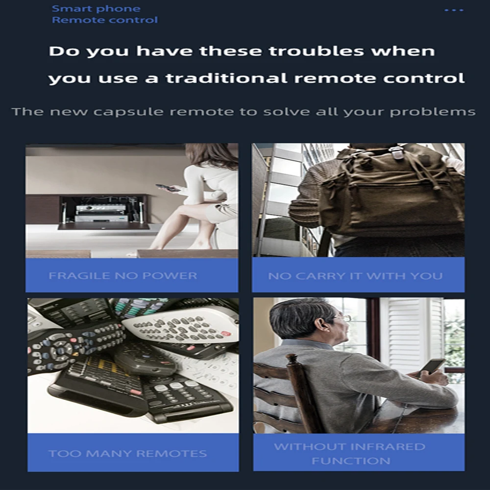 Generic Smartphone Remote Control IR Blasters Type Micro USB Universal ...