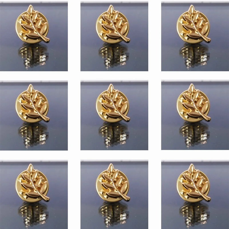 9 Pcs Sprig Of Acacia Masonic Lapel Pins Freemason Symbol Gift Lapel ...