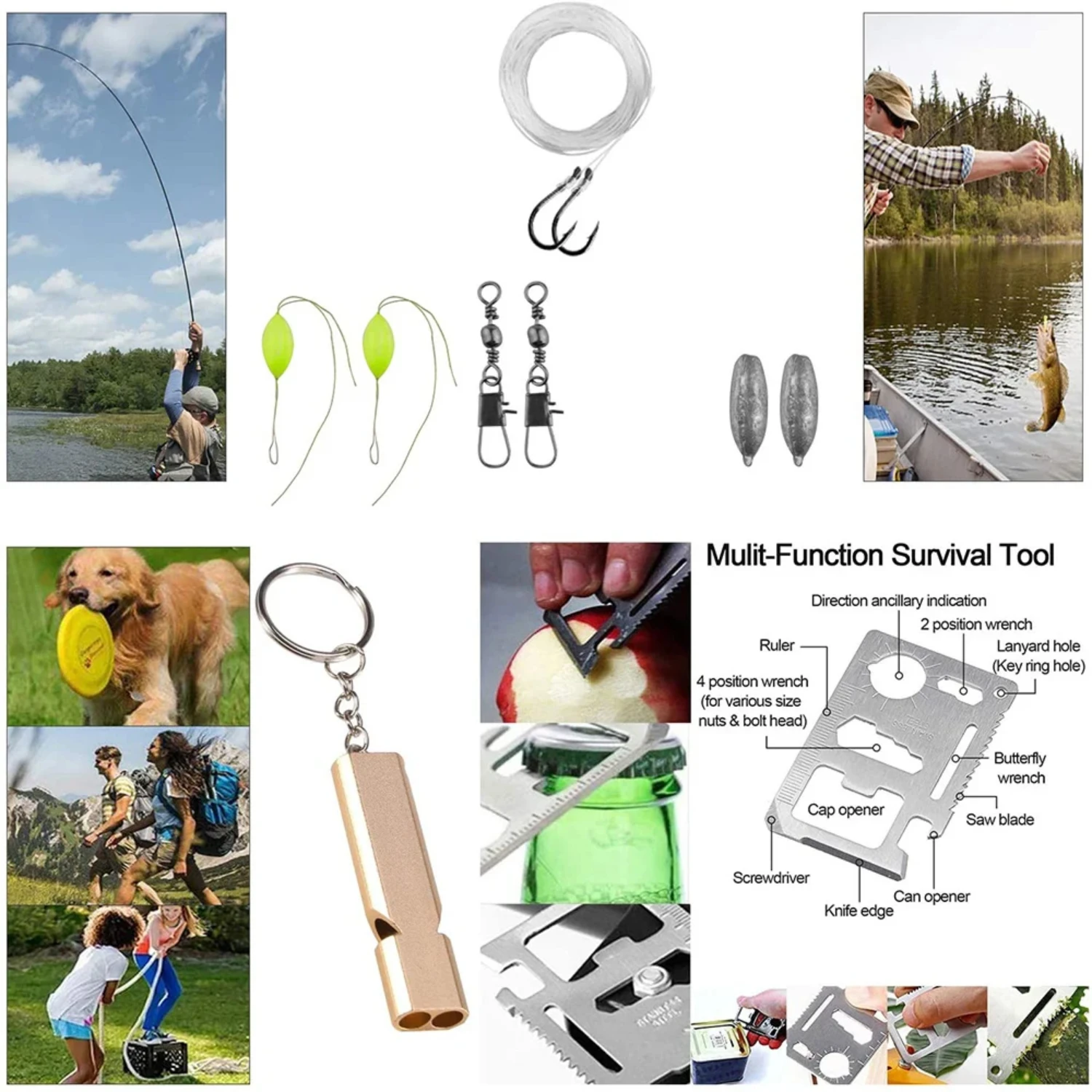 15-in-1 Emergency Survival Kit – Adventure Outfitters