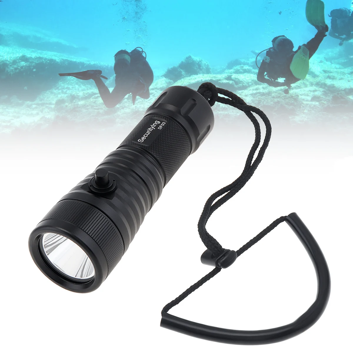 SecurityIng-Underwater-Diving-Flashlight-with-9-Degrees-Narrow-Beam ...