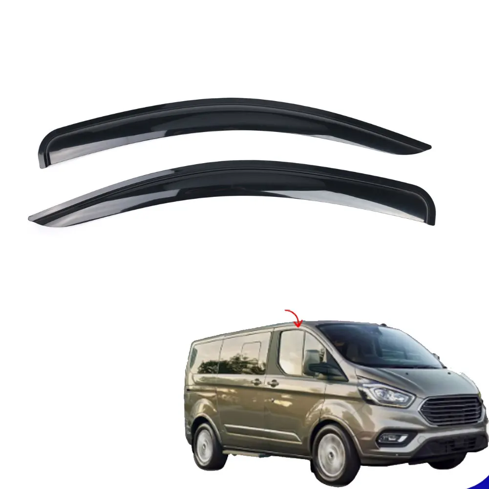 1-Pair-Front-Side-Window-Rain-Guards-Shield-Visor-Guards-Wind ...