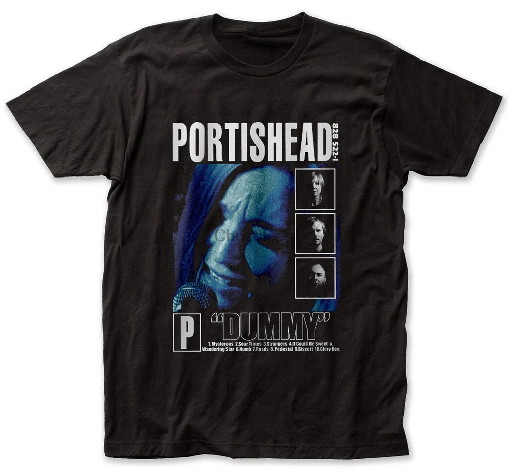 Portishead-Camiseta-de-S-3XL-de-algod-n-Vintage-color-negro-lbum ...