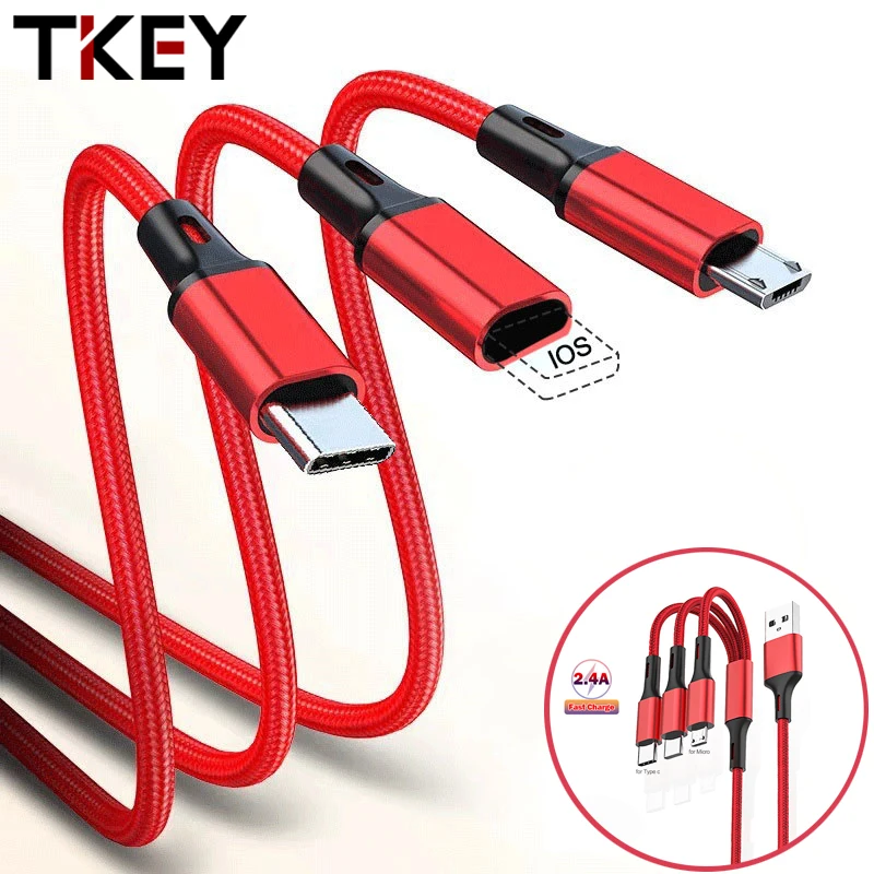 M-ltiplo-USB-Tipo-C-Cabo-de-carregamento-Cabo-Multi-Port-Fio-do ...