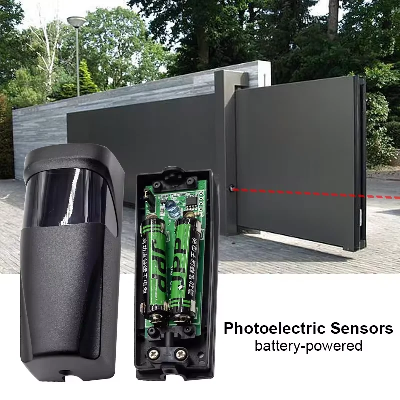 Battery-powered Motion Sensor Photocell Garage Door Infrared Sensor For ...